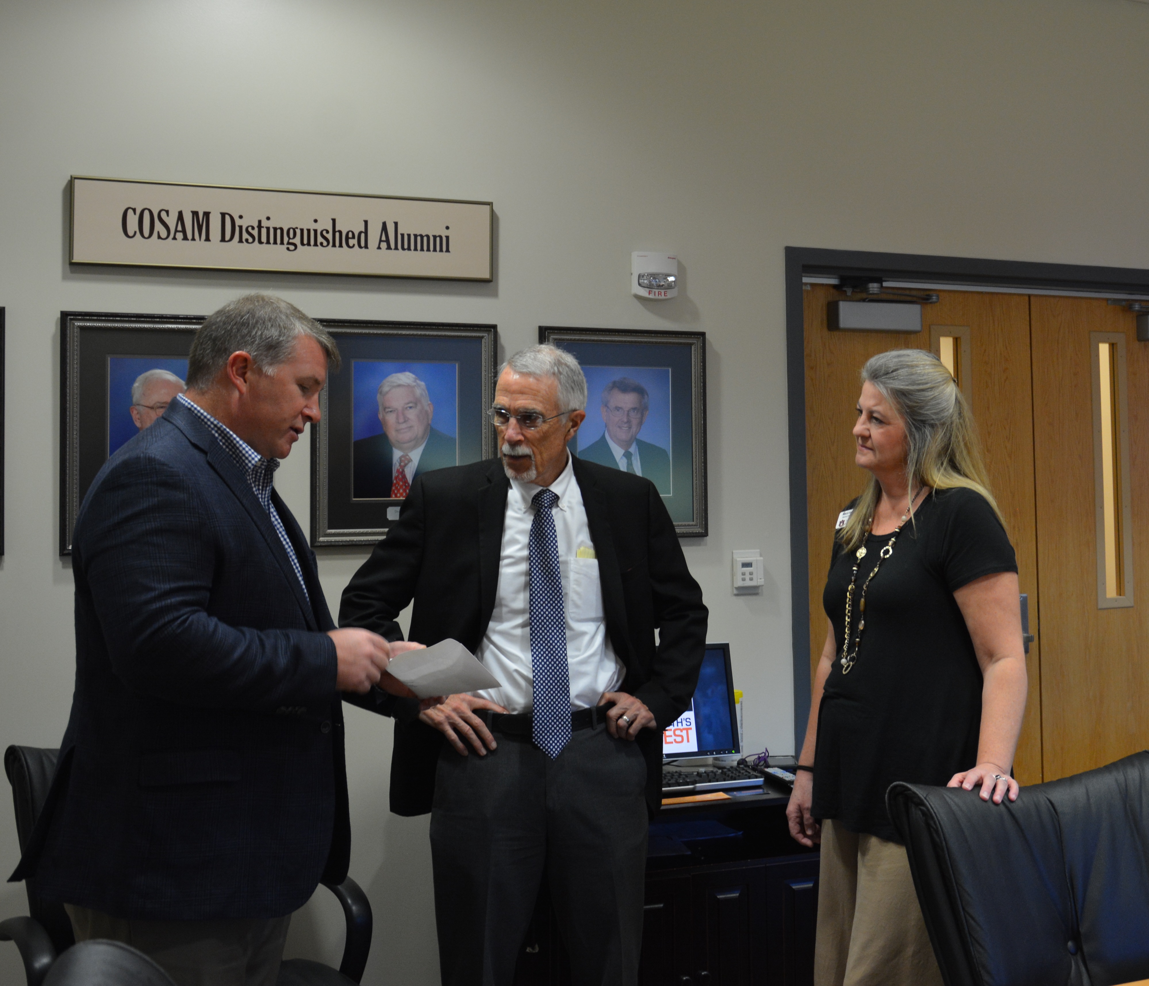 Alabama State Representative Joe Lovvorn Presents a Check for BEST Robotics