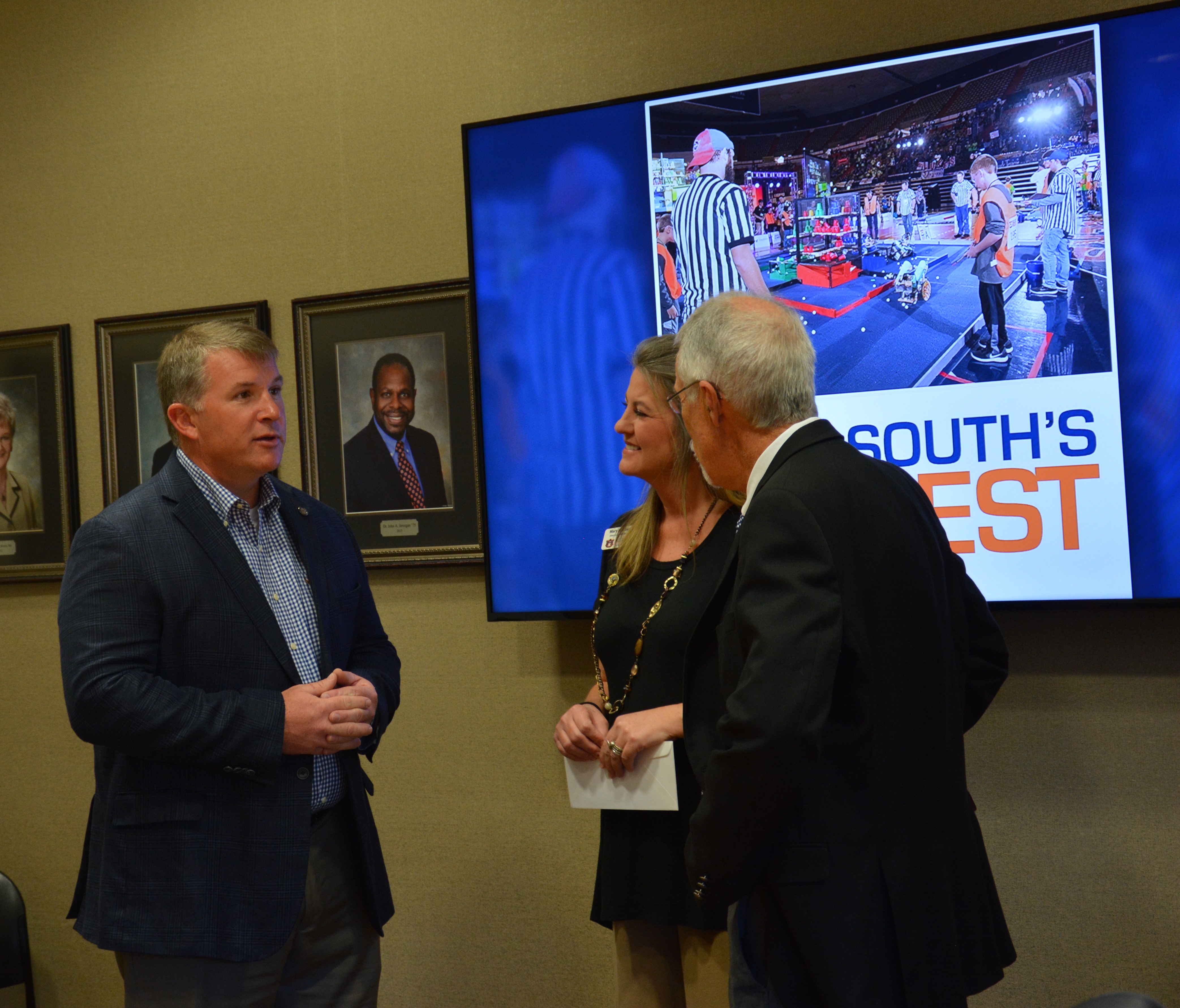 Alabama State Representative Joe Lovvorn Presents a Check for BEST Robotics