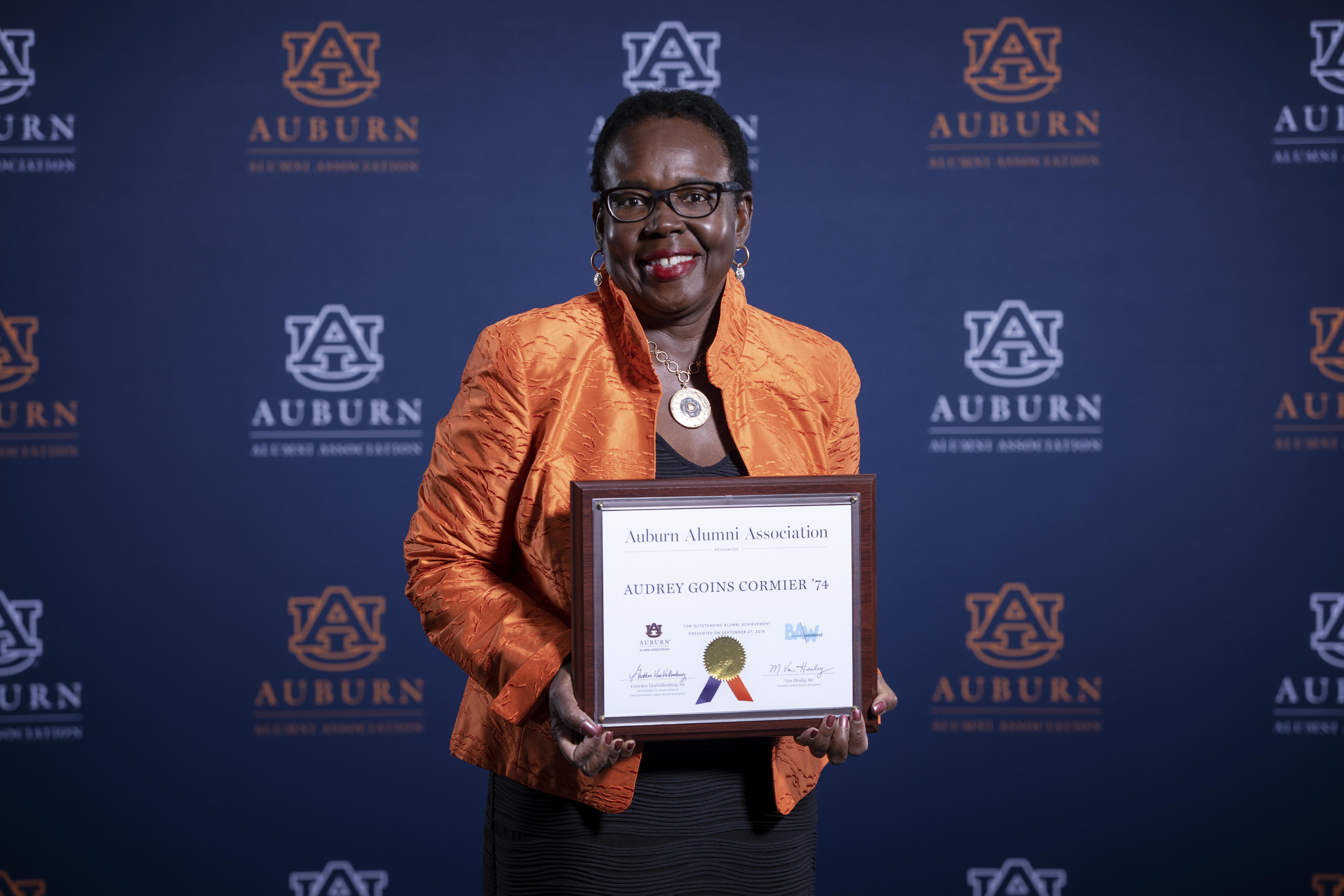 2019 Award for Outstanding Alumni Achievement Presented to Audrey Goins ...