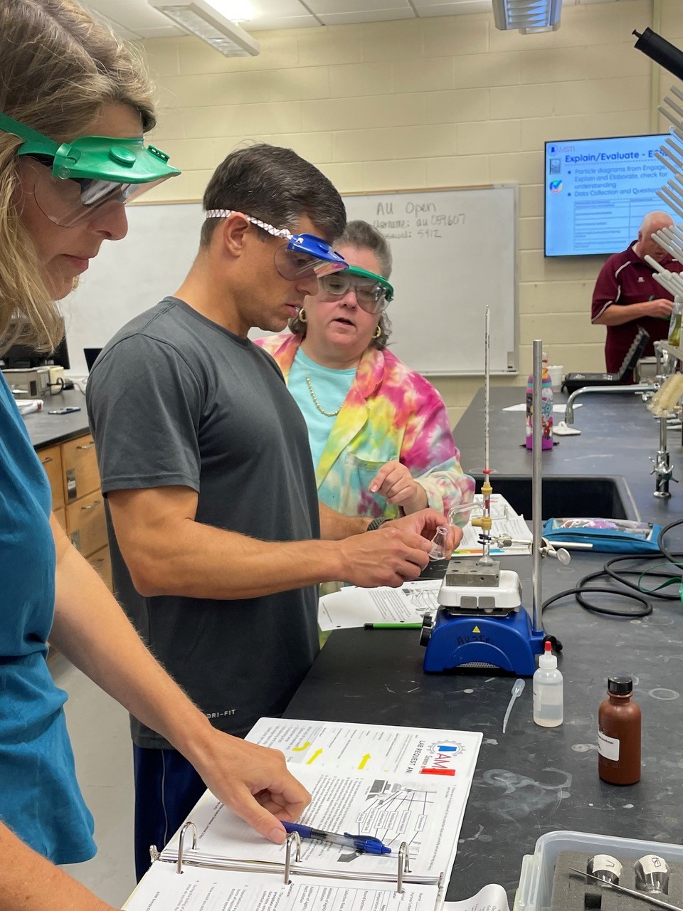 High school teachers receive expert biology, chemistry and physics ...