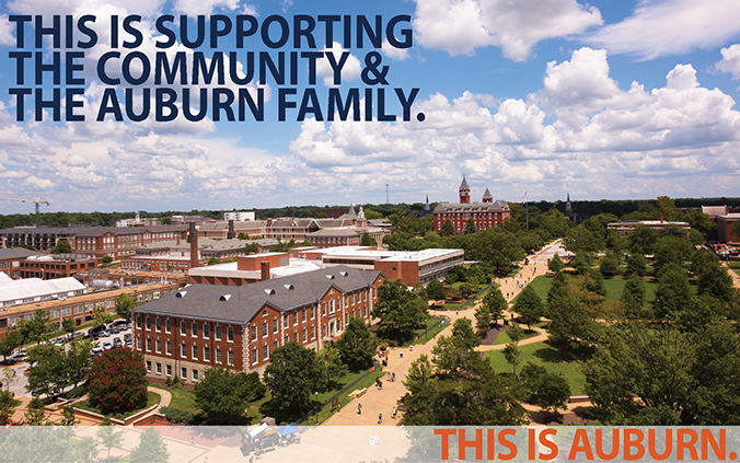 Auburn University Campus Aerial