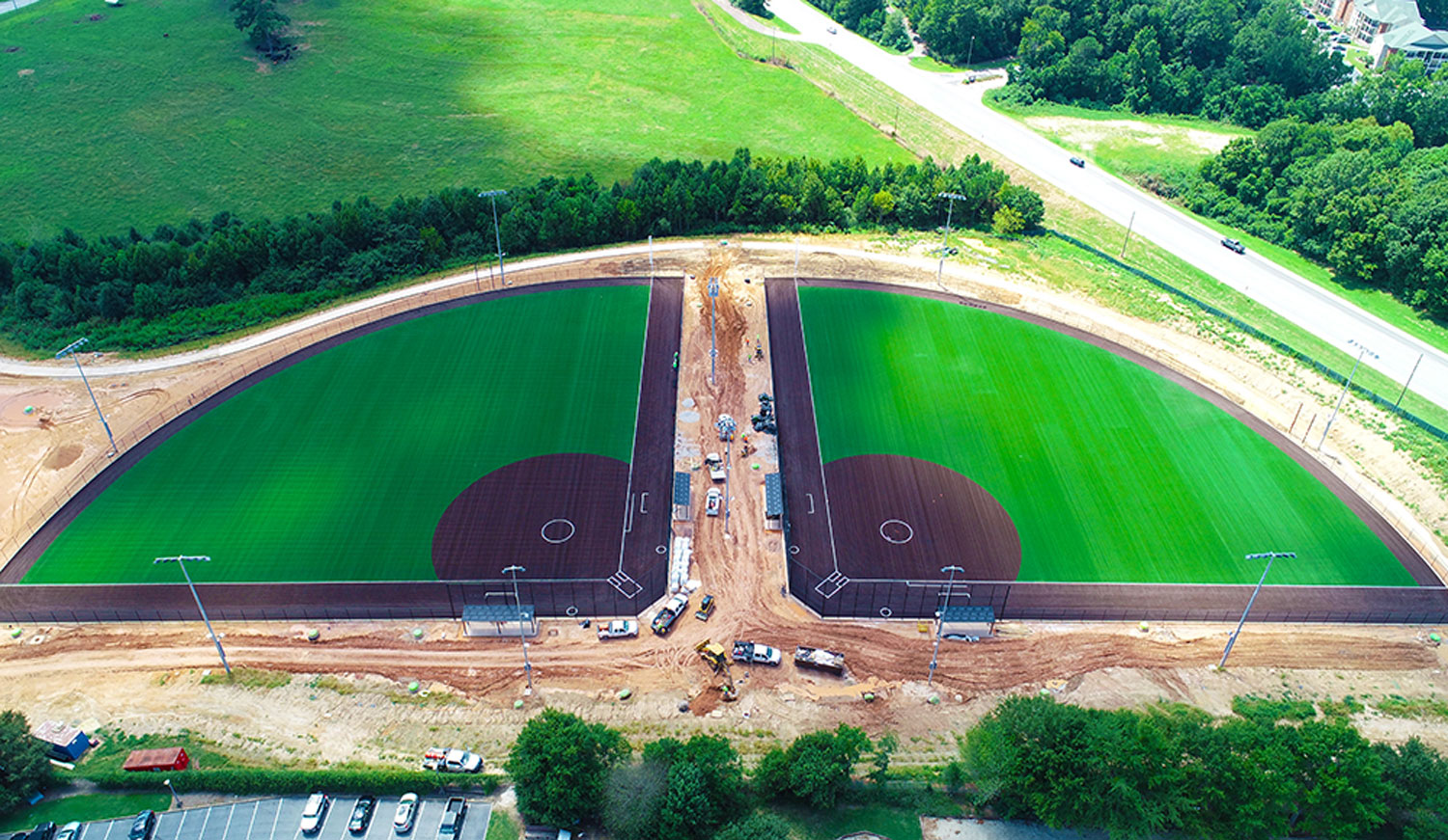 AU Facilities Management - Recreation Field Expansion Progression