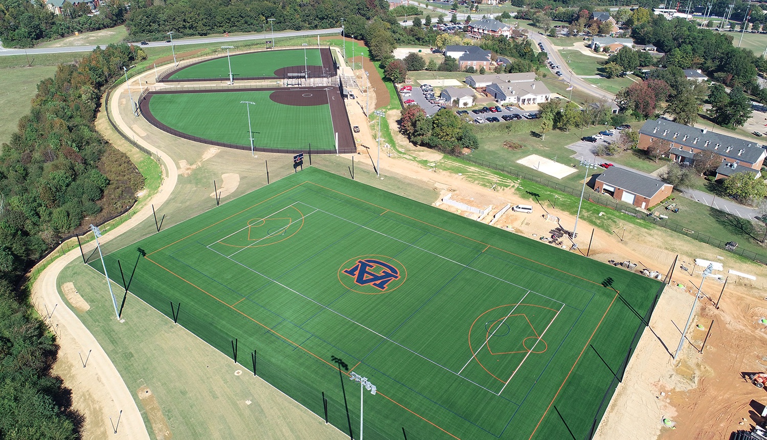 AU Facilities Management - Recreation Field Expansion Progression