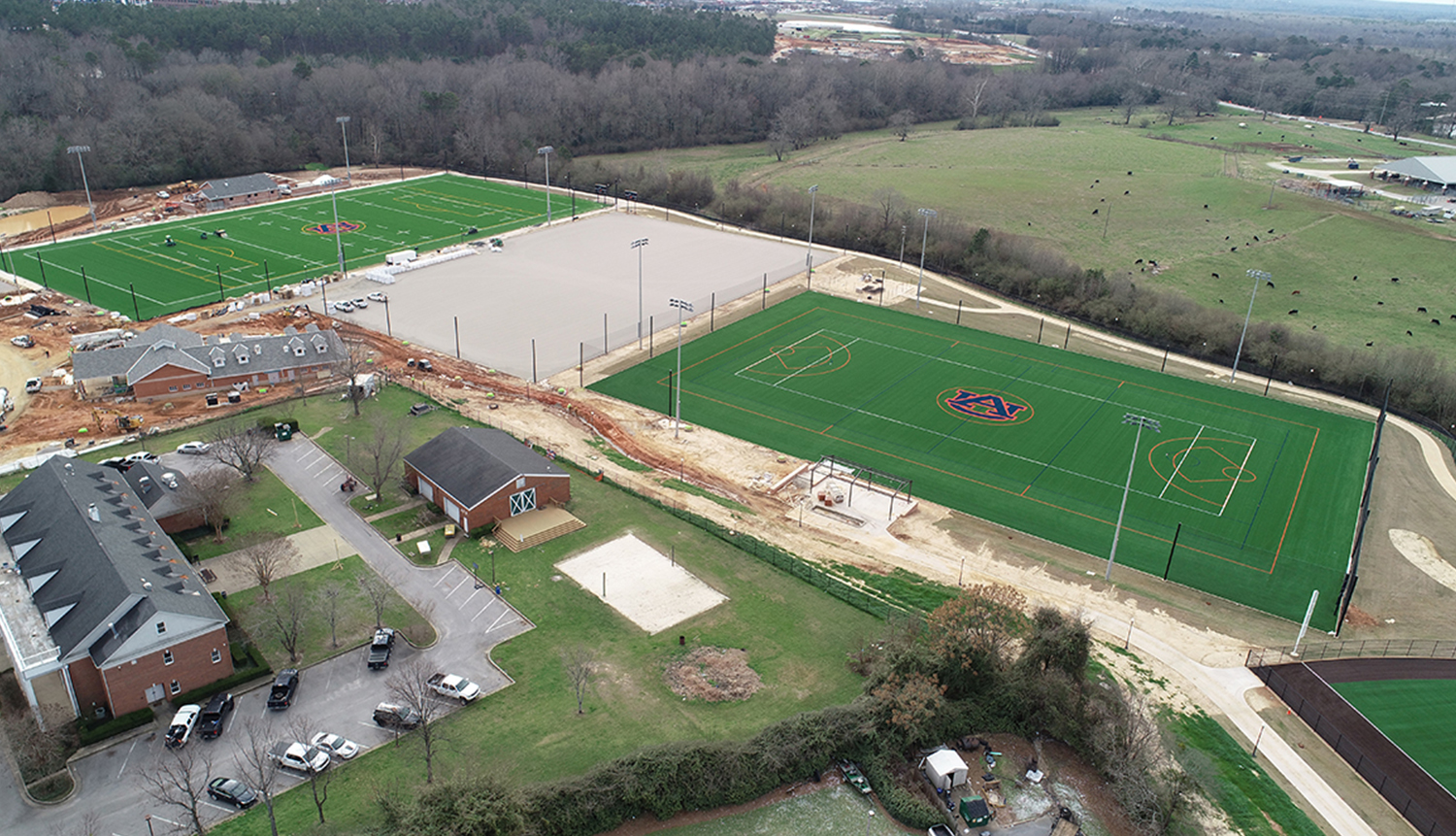 AU Facilities Management - Recreation Field Expansion Progression